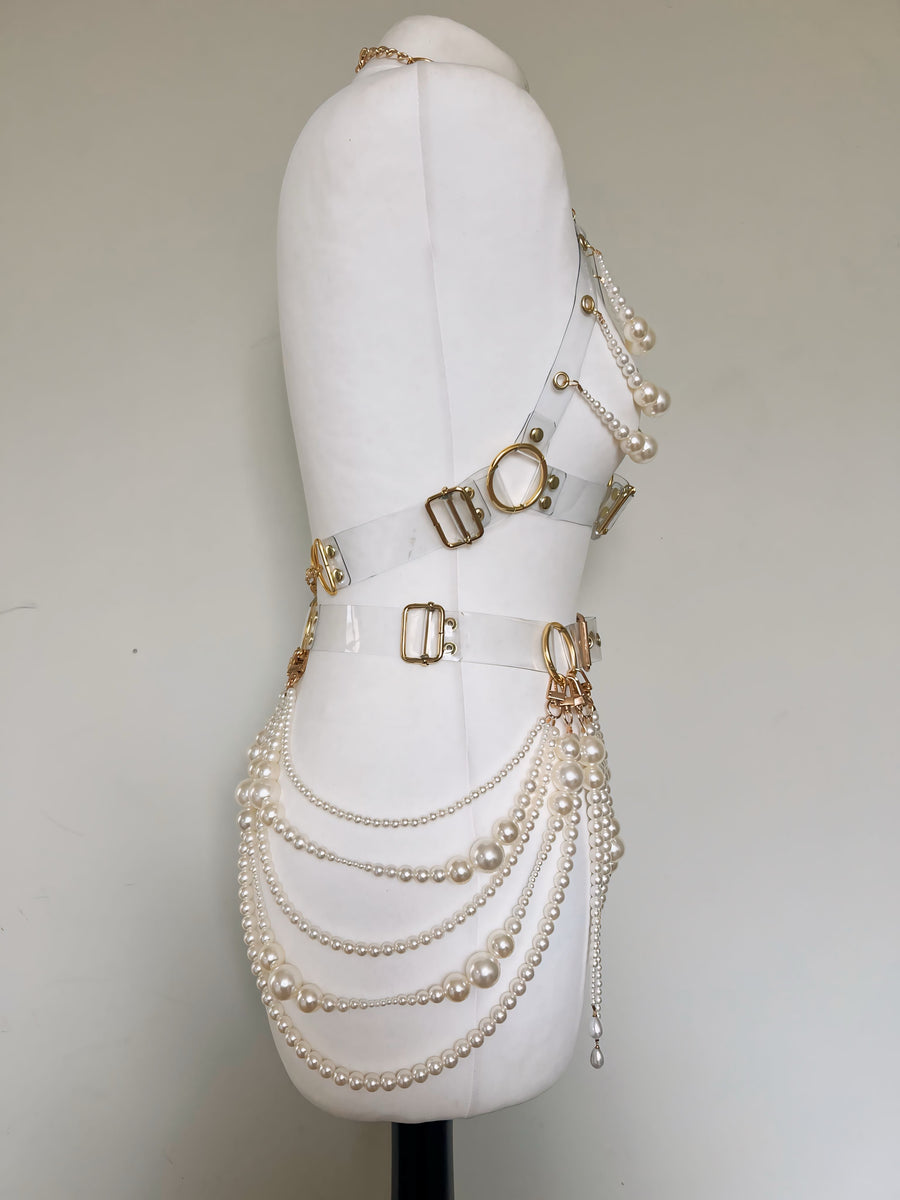 Galadriel pvc and pearl harness – Lorna Jane Harnesses